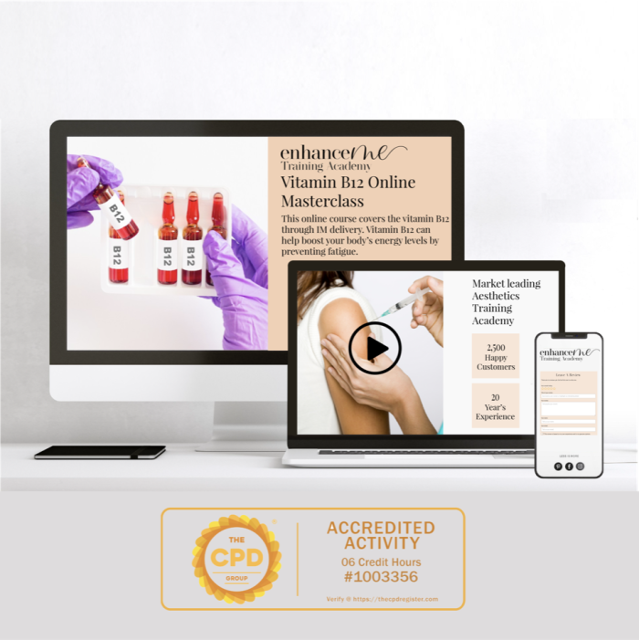 Online Vitamins Injections Course | Enhance Me Training Academy