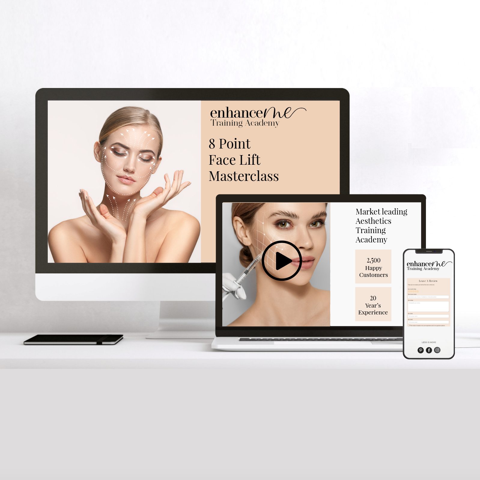 Online 8 Point Face Lift Training | Enhance Me Training Academy